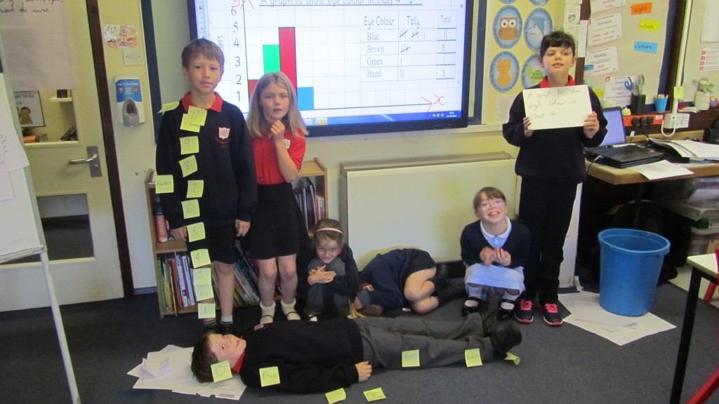 Human bar graphs – Village Schools Partnership Blog