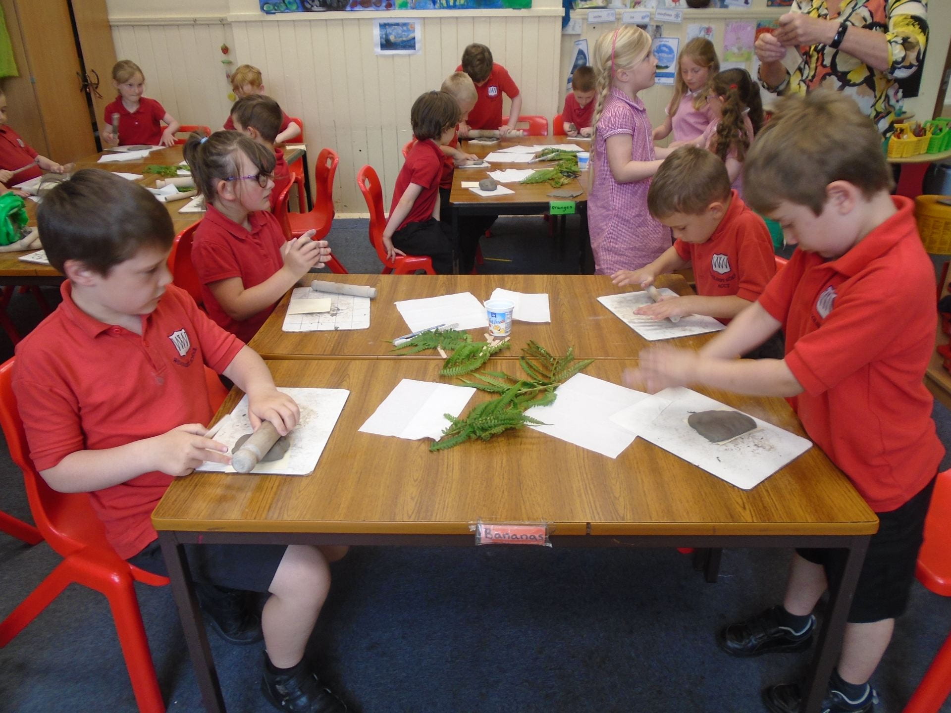 Making Clay Tiles – Village Schools Partnership Blog