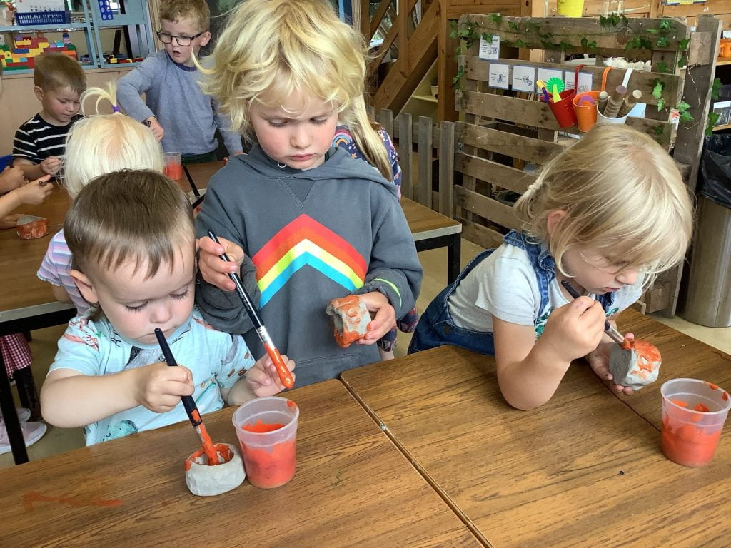 Painting Pots – Village Schools Partnership Blog
