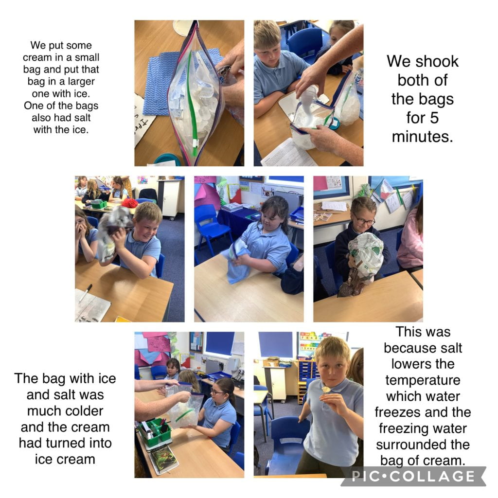 Science week – making ice cream – Village Schools Partnership Blog